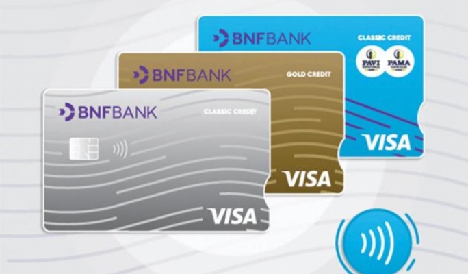 BNF credit cards go contactless