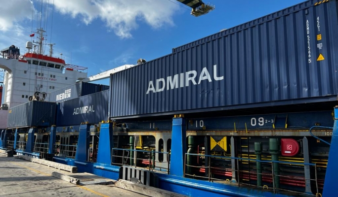 First Admiral Container Lines vessel calls in Malta